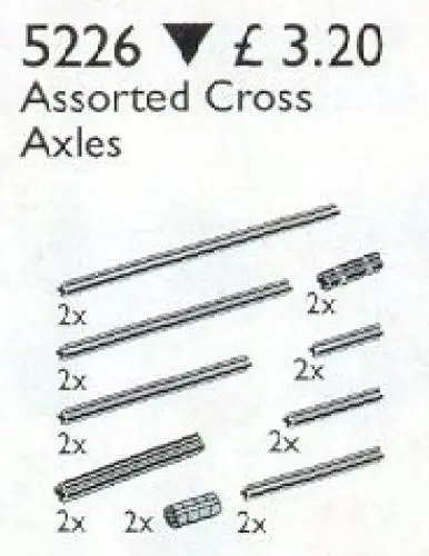 レゴ5226 Cross Axles｜ブリックナビ