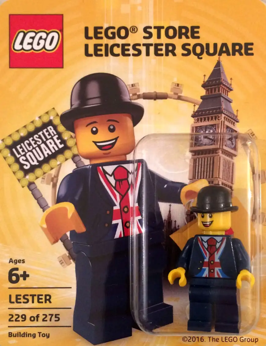 レゴLESTER Lester (LEGO Store Leicester Square Grand Opening Version)｜ブリックナビ